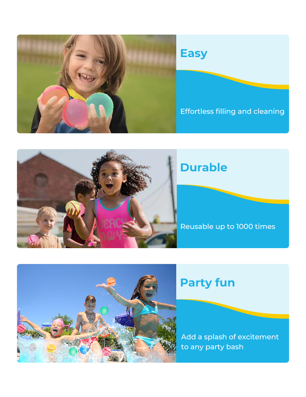 World's First Self-Sealing Reusable Water Balloons