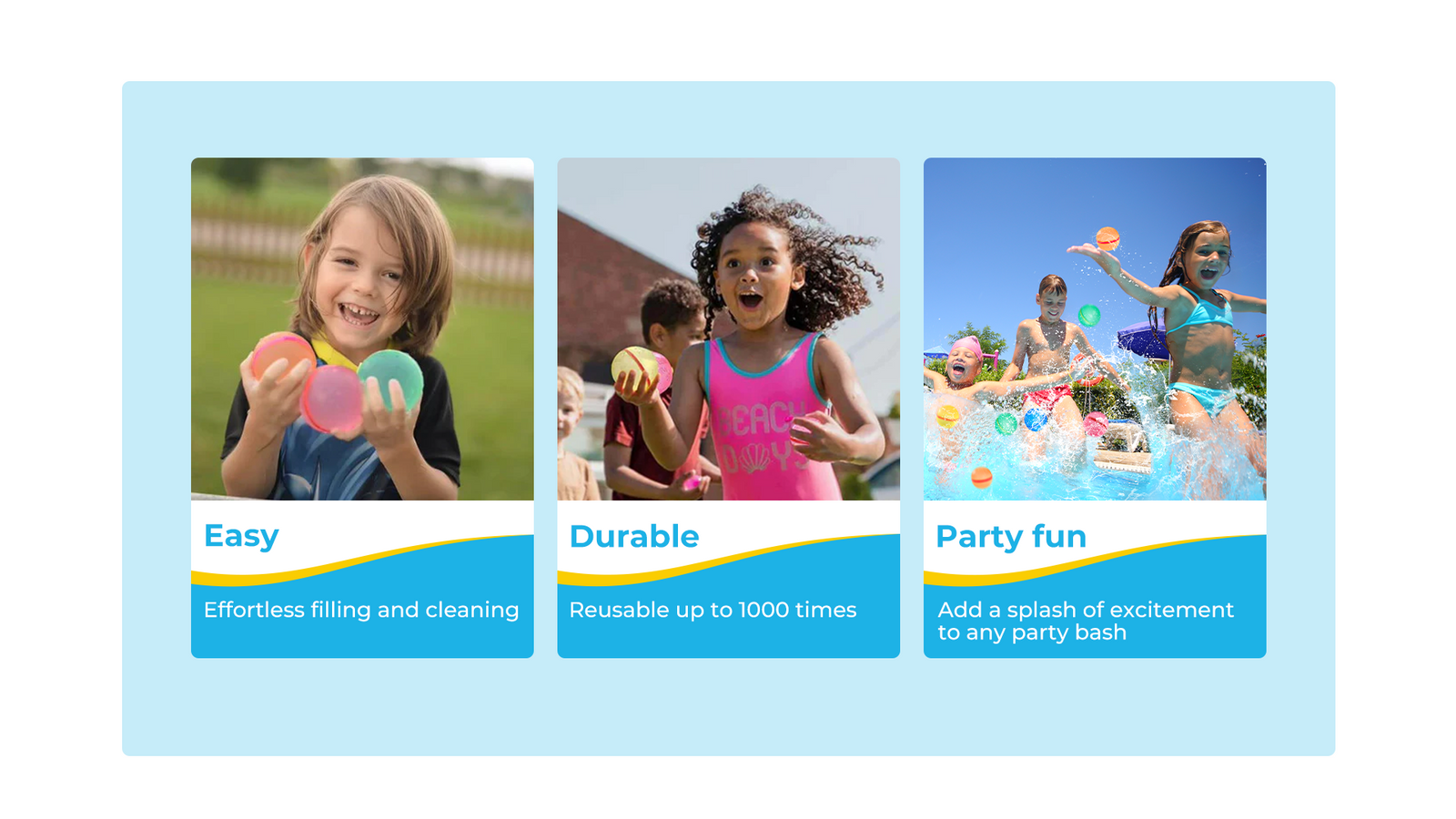 World's First Self-Sealing Reusable Water Balloons